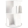 Amazon.com: nrl online, Rotating Bookshelf 2 Tier, Small Rotating ...
