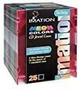 Amazon.com: imation 41085 - CD/DVD Slim Line Jewel Case, Neon, 25/Pack ...