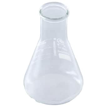 FEIYING 250ml Glass Lab Beaker, Conical Flask Form Glass Beaker ...