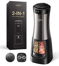 Amazon.com: Immersion Blender Handheld&2 in 1 Electric Salt and Pepper ...