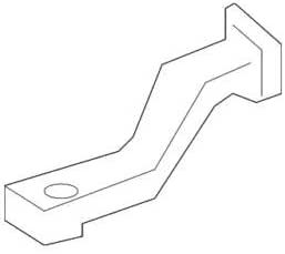 Amazon.com: Mercedes Benz Genuine Bumper Cover Lower Bracket 212-885-22 ...