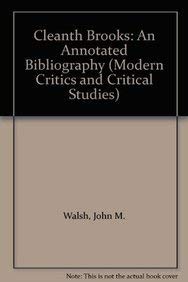 Amazon.com: Cleanth Brooks: An Annotated Bibliography (Modern Critics and Critical Studies ...
