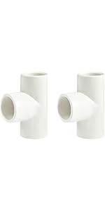 Amazon.com: FangKingNo 2pcs 2Inch 2-Way PVC Male Threaded Adapter Pipe ...