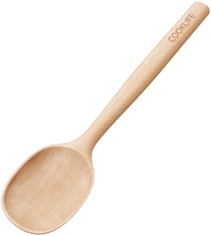 Amazon.com: COOKLIFE Beech Wooden Spoons for Cooking - Large Smooth ...