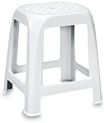 Giganplast 7590M/BI Sgabello Novanta, Bianco, 36x29x44 cm : Amazon.it ...