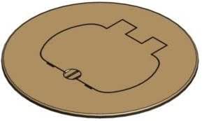 Carlon E97BR Round Cover, Diameter: 5", Single Door Type, Brass ...