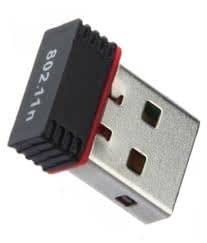 WIRELESS WIFE Adnet Adaptor Wi-Fi Receiver 2.4Ghz 802.11B/G/N 300Mbps 2 ...