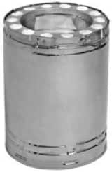 Amazon.com: Metal-Fab Stainless Insulated Chimney Pipe - 6" x 3FT ...