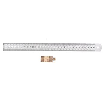 Woodworking Ruler Stainless Steel Brass Scribe Positioning Block ...
