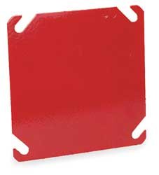 2-Gang 4 In. Life Safety Flat Red Cover (50-Pack)-RACO-911-8 - Blank ...