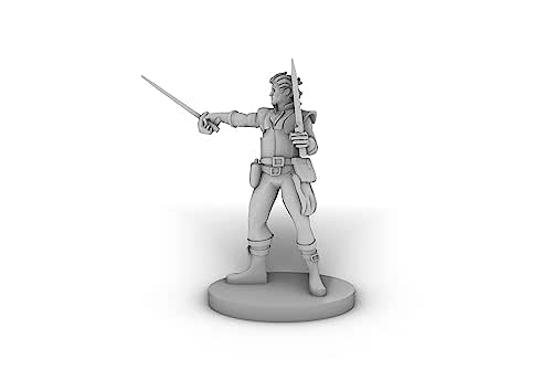 Amazon.com: Human Male Swashbuckler Tabletop DND Gaming Miniature ...