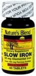 Amazon.com: Nature's Blend Slow Iron 50 mg (160 mg) Compare to Slow Fe ...