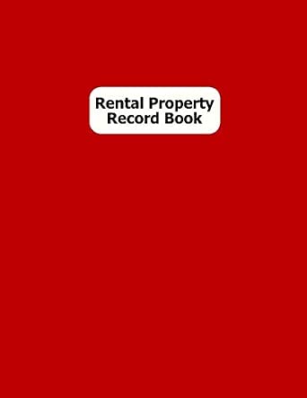 Amazon.com: Rental Property Record Book: A Rental Property Log Book and ...