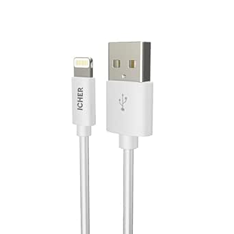 ICHER USB Fast Charging and Data Syncing Litening Cable Compatible for ...