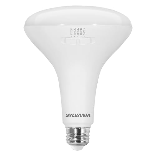 LEDVANCE Sylvania TruWave BR40 LED Light Bulb, 13W = 85W, 5 CCT Select ...