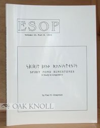 Spirit Pond runestones: A study in linguistics: Chapman, Paul H: Amazon ...