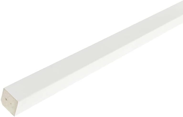 Square Finishing Trim - 20mm x 20mm Square Section - White Square ...
