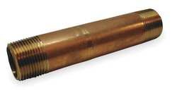 1" x 5" MNPT Threaded Red Brass Pipe Nipple : Amazon.in: Industrial ...