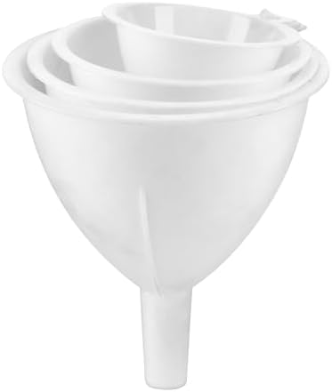 Draper 4 Piece Plastic Funnel Set | 50mm | 75mm | 100mm | 115mm ...