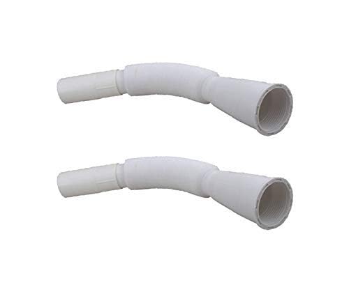 XL Kitchen Heavy Duty PVC Flexible Waste Pipe for Bathroom Wash Basin ...