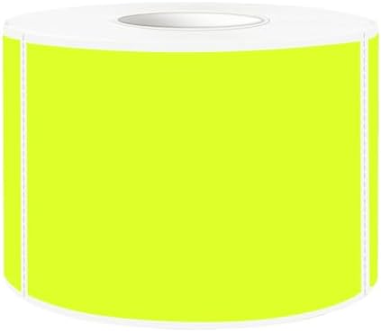 Amazon.com: STARLIBOO Fluorescent Neon Labels, 250 Yellow Rectangular ...