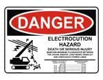 Danger Electrocution Hazard Sticker: Amazon.com: Industrial & Scientific