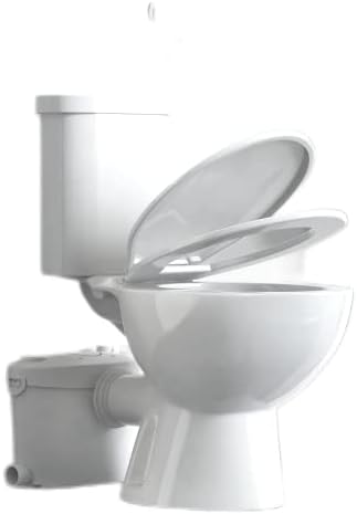 600W Upflush Toilet for Basement with Pump & AC Vent | Upflow Toilet ...