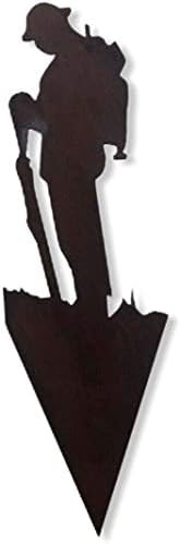 Lest We Forget Tommy Soldier Silhouette Military Statue Remembrance Day ...