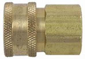 Amazon.com: Hydraulax 4EF4-B 1/2 In. Female Coupler x 1/2 In. NPTF ...