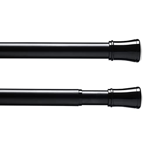 Niviy Expandable Spring curtain rods for Window, bedroom curtain rods ...