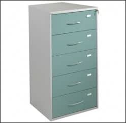 Amerson 5 Drawer Medical Records Cabinet For Lloyd George 5 X 7 Cards ...