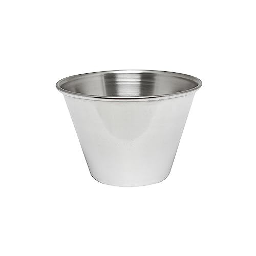 Snapklik.com : Set Of 12 Stainless Steel 4 Oz Condiment Sauce Cups ...