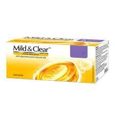 Buy Generic Bath Mild & Clear Soap WIth Glycerin & Oil Extract (100g X ...