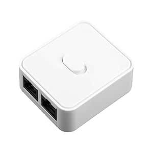 Gigabit Network Switch 2 Port Portable Power Free LAN Hub for Computer|Computers/Tablets ...