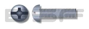 10-32X3/4 Combination (Phil/Slot) Round Head Fully Threaded Machine ...