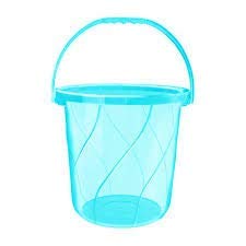 Hamilton Milton Orbit Plastic Transparent Bucket (25 L, Blue) : Amazon ...