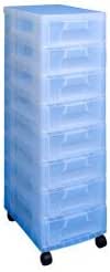 Amazon.com: Really Useful Box® Plastic 8-Drawer Storage Tower, 7 Liters ...