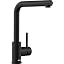 BLANCO 526660 Mila-S Kitchen Mixer Tap, Matt Black, High-pressure ...