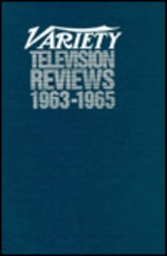 Variety Television Reviews, Vol. 8 (1963-65): 9780824025946: Media ...