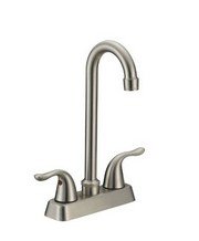 Matco-Norca BL-320SS 2 Handle SS Bar Faucet Metal Lever Handle ...