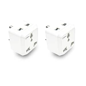 Embox 2 Pin Multi Plug Socket Type D Universal Adapter Compatible with ...