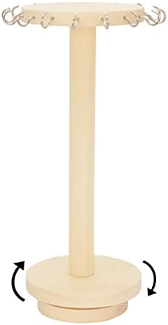 Amazon.com: Barydat 2 Pcs Rotating Jewelry Display Stand, Black Metal ...