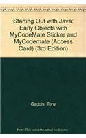Starting Out with Java: Early Objects with MyCodeMate Sticker and MyCodemate (Access Card) (3rd ...
