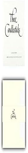 Three Candlesticks A5 Writing Pad, 50 Sheets with 20 Envelopes : Amazon ...