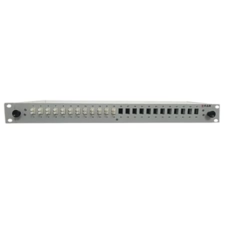 R&M Fiber LIU 24 Port Loaded with multimode 12xLCPC Dx adapters ...