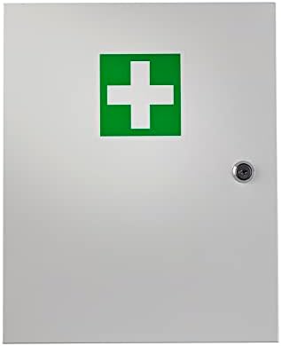 safes uk Medcab Medical Cabinet | Wall-Mounted First Aid Metal Box with ...