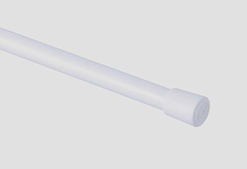 WHITE SPRING LOADED TENSION ROD 154-250cm (61-98) : Amazon.co.uk: Home ...