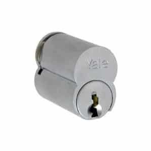 Yale 1210-TB-626 6 Pin Interchangeable Core o bitted with 2 Key Blanks ...