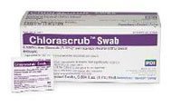 Mfr#B10800- Surgical-Applicator ChloraScrub 1mL Prep Pads w/Peel Pouch ...