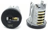 (Black) File Cabinet, Desk or Cubicle Replacement Lock Core for CompX ...